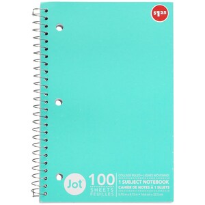 View Jot Spiral-Bound Notebooks, 100 Pages