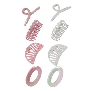 View Assorted Iridescent Claw Hair Clips,
