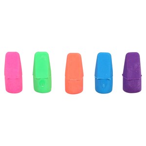 View Jot Colorful Eraser Toppers, 60