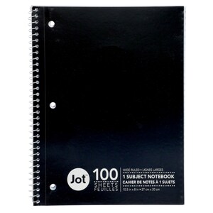 View Jot Spiral Notebooks, 100 pg.