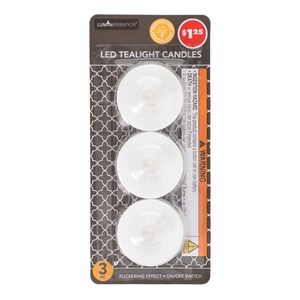 View Luminessence Flickering LED White Tealight