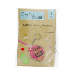 View Crafters Square Diamond Painting Keychain