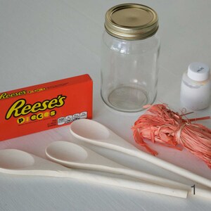 Spooky Wooden Spoons | Dollar Tree