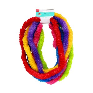 View Assorted Plastic Luau Leis, 6-ct.