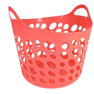 View Round Storage Baskets with Handles,