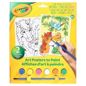 View Crayola Painting Poster Sets, 11x8