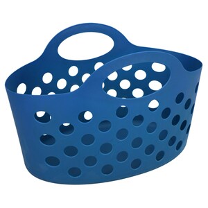 View Colorful Plastic Oval Carry Totes