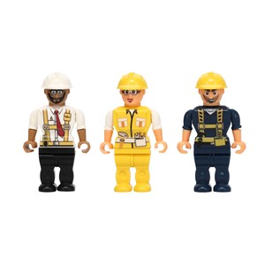 View Make-It Blocks Character Figurines, 3-ct.