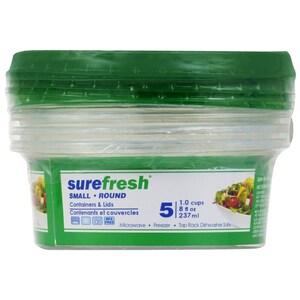 View Surefresh Small Round Storage Containers