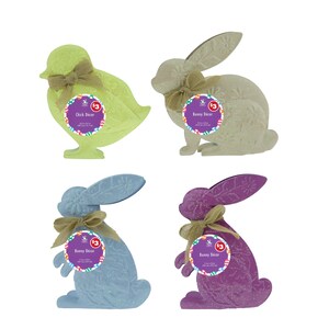 View Metal Easter Décor, 7.5x9.2x1.7 in.