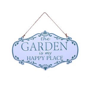 View Spring Garden Decor Hanging Welcome