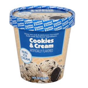 View Cookies & Cream Ice Cream,