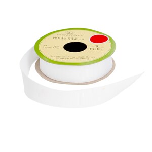 View Floral Garden Assorted White Ribbon