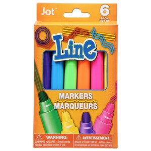 View Jot Assorted Novelty Markers, 6-ct.