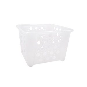 View Plastic Slotted Storage Baskets with
