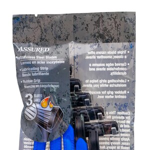 View Assured Triple-Blade Razors for Men,
