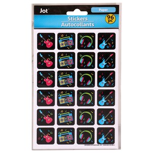 View Happy Multicolored Sticker Packs, 96-ct.
