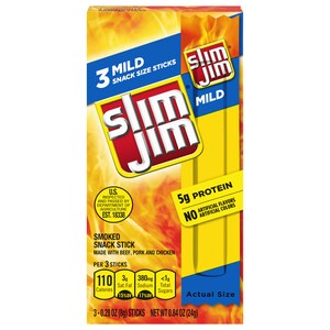 View Slim Jim Mild Snack-Sized Meat