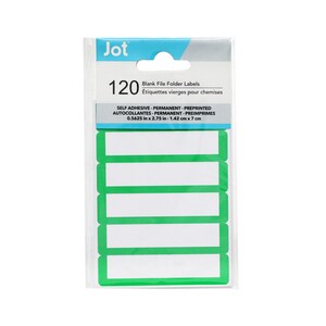 View Color-Coded Blank File Folder Labels,