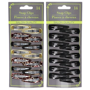 View Salon Quality Snap Clip, 14-ct.