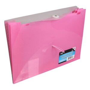 Jot 3-Pocket Expanding File Organizers with Elastic Closures, 13.4x9.65 ...