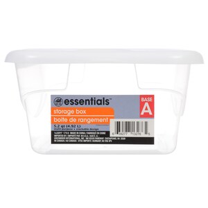 View Essentials Plastic Storage Boxes with