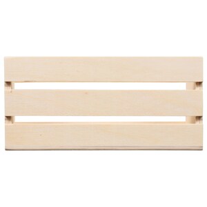 View Crafters Square Wood Slat Crates,