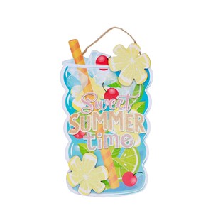 View Summer Beverage Decorative Wall Signs,