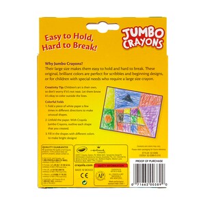 View Crayola Jumbo Crayons, 8-ct. Box