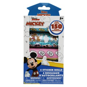 View Licensed Character Sticker Rolls, 4-ct.