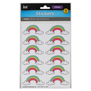 View Jot Colorful Glitter Stickers