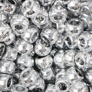 View Crafters Square Metallic Pony Beads,