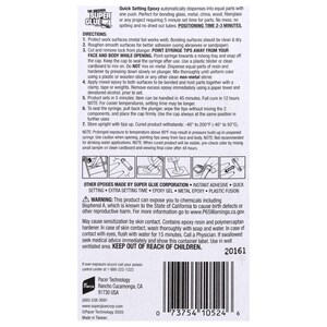 View Super Glue Clear Quick-Setting Epoxy,