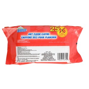 View Scrub Buddies Dry Floor-Cleaning Cloths,