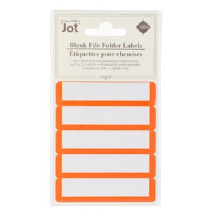 View Color-Coded Blank File Folder Labels,