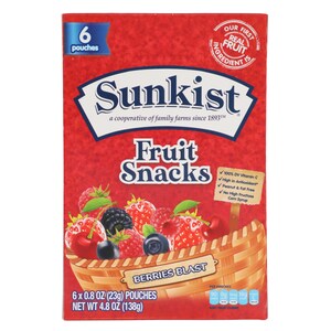 View Sunkist Fruit Snacks, 6-ct. 4.8