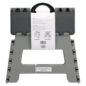 View Collapsible Plastic Step Stools, 12.5x9.5x8.5-in.