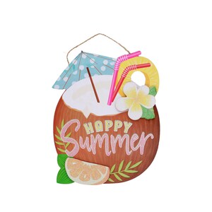 View Summer Beverage Decorative Wall Signs,