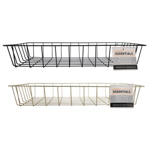 View Essentials Wire Storage Basket Tray,