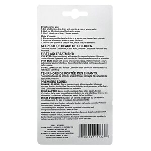 View Drain Cleaner and Freshener Tabs,