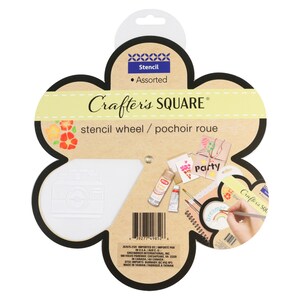 View Crafters Square Plastic Stencil Wheels,