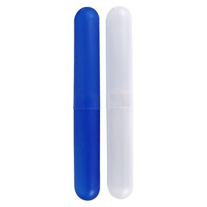 View Plastic Travel Toothbrush Cases, 2-ct.