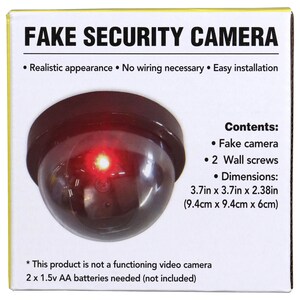 View Fake Security Camera, 3.7x3.7x2.3 in.