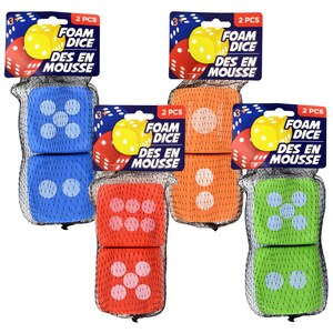 View Large Foam Dice, 2-ct. Packs