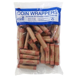 View Coin-Roll Wrappers for Pennies, 36-ct.