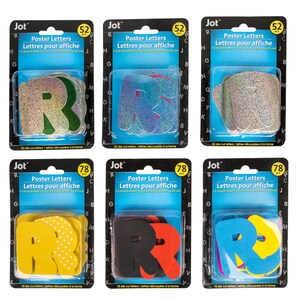 View Jot Die-Cut Poster Letters, 2.5