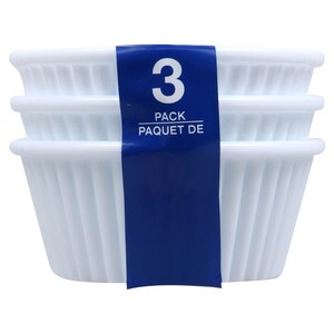 View Solid Color Plastic Ramekins, 3-ct.