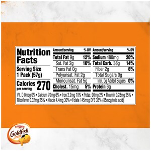 Goldfish Cheddar Cheese Crackers, 2-oz. Cartons | Dollar Tree