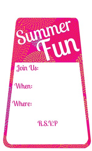Popsicle Party Invitations | Dollar Tree