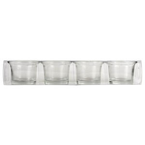 View Clear Glass Tealight Candleholders, 4-ct.